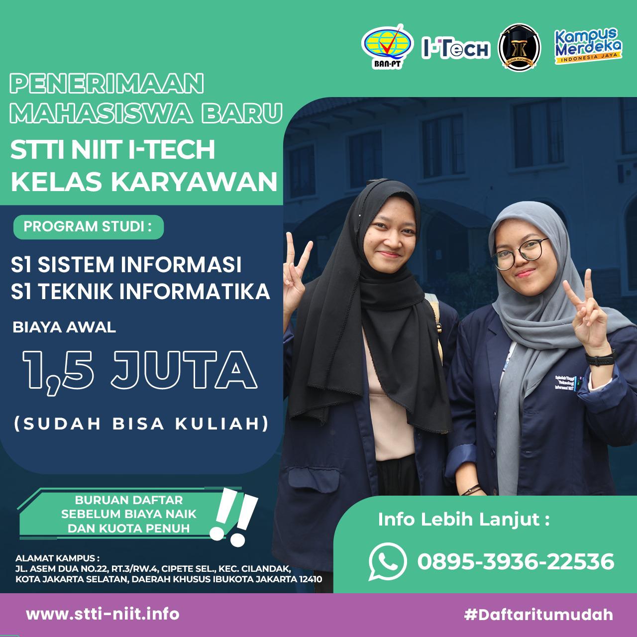 Keunggulan Kampus STTI NIIT I-Tech di Jakarta Selatan :: Kuliah Karyawan