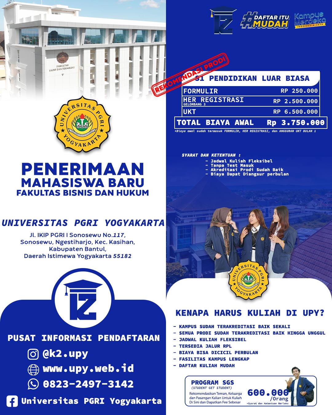 Rekomendasi Kuliah Pendidikan Luar Biasa Kelas Malam Terbaik se Jawa ...