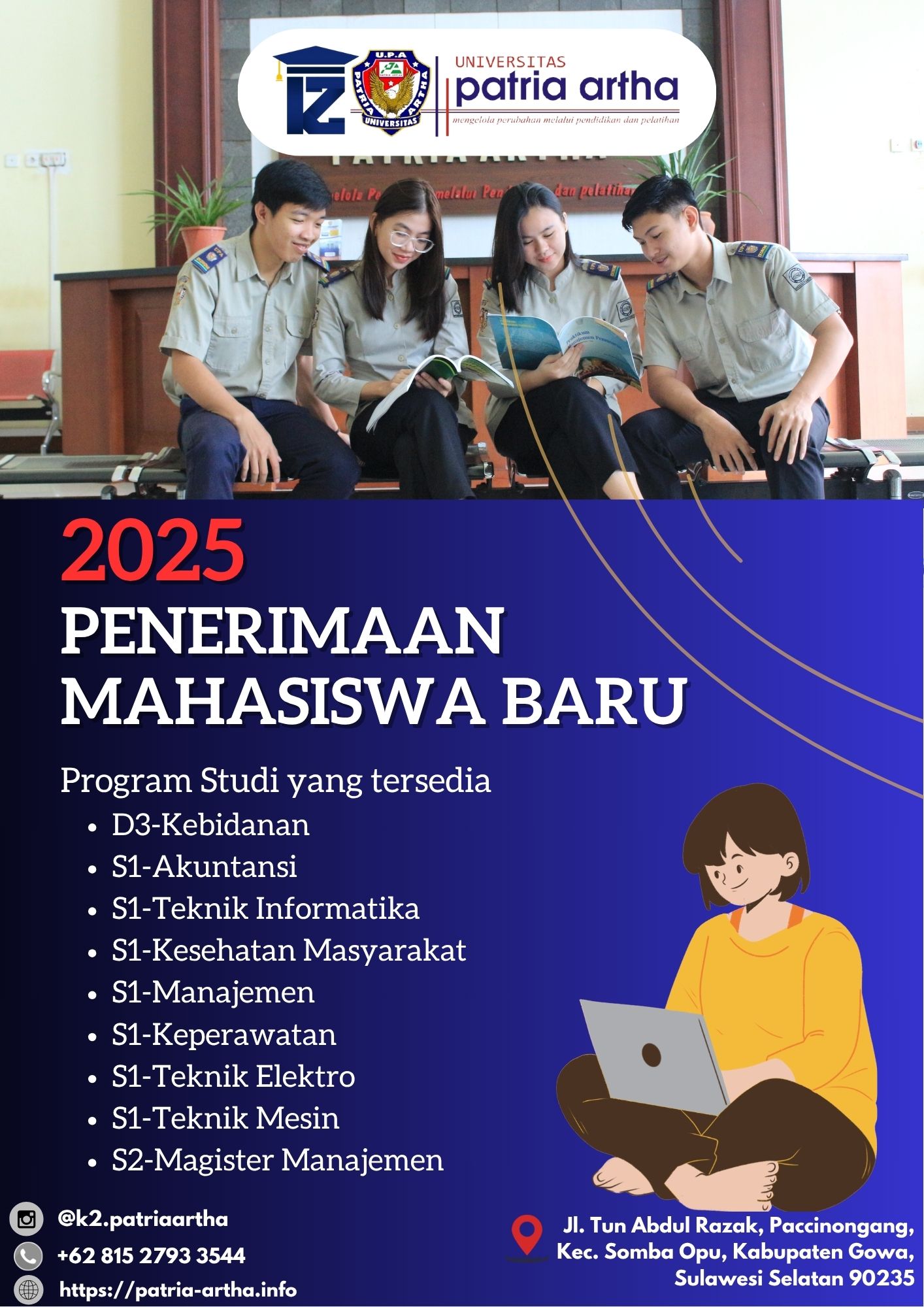 Kuliah Online Universitas Patria Artha, Fleksibilitas di Genggamanmu ...
