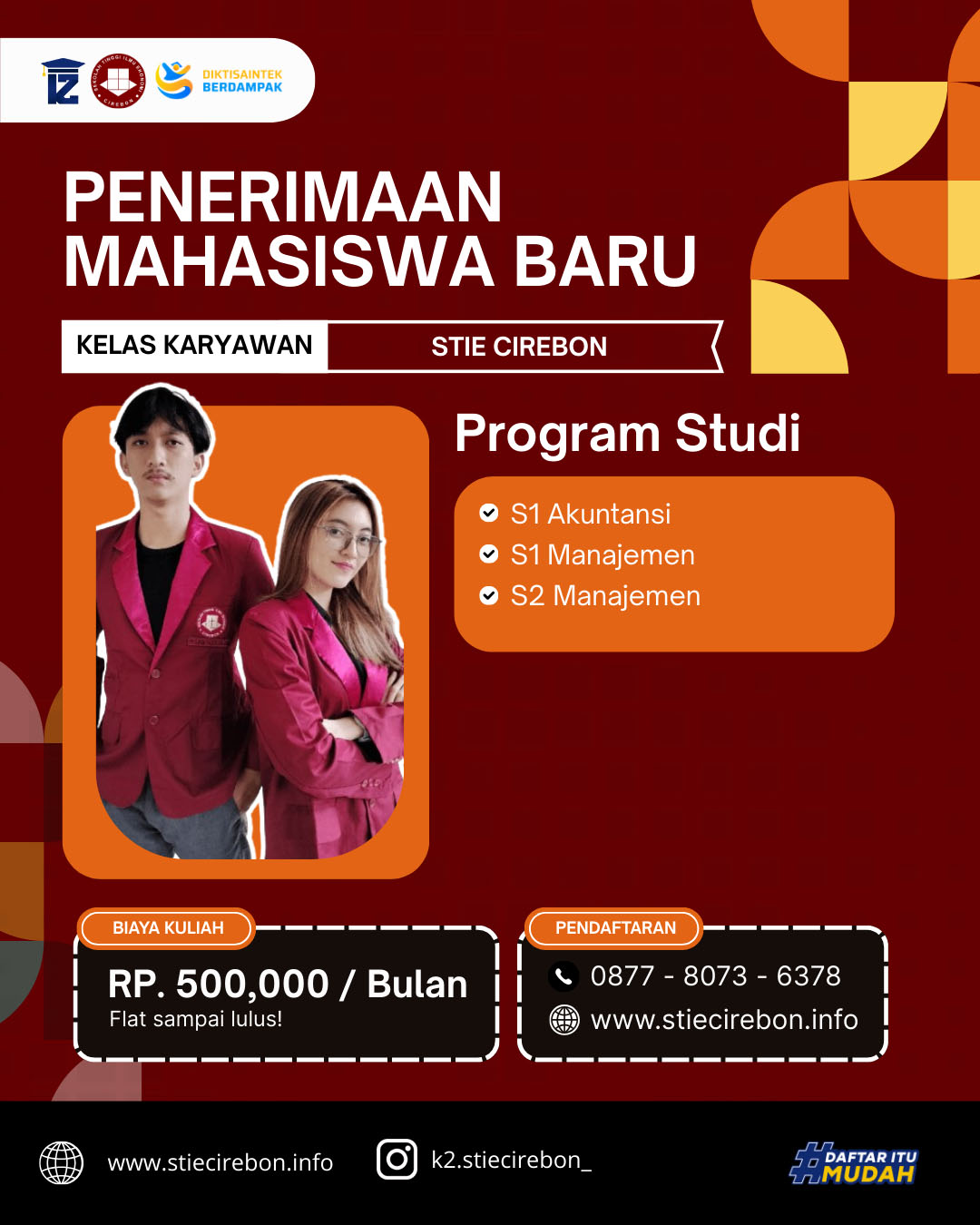 Syarat Pendaftaran di STIE CIREBON :: Kuliah Karyawan