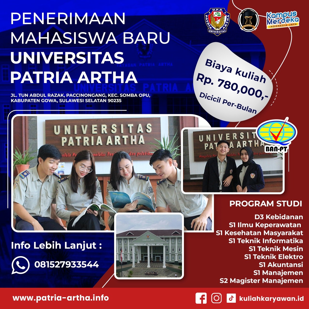 Keunggulan Kuliah Online di Kampus Patria Artha :: Kuliah Karyawan