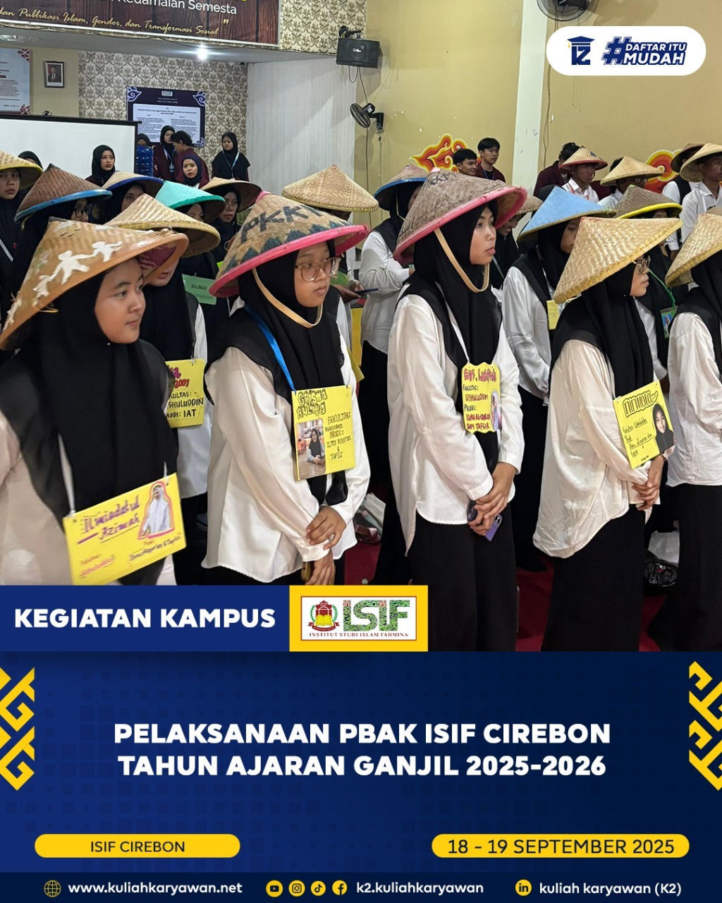 PBAK ISIF Cirebon 2025 Generasi Transformatif Kritis Demokratis ...