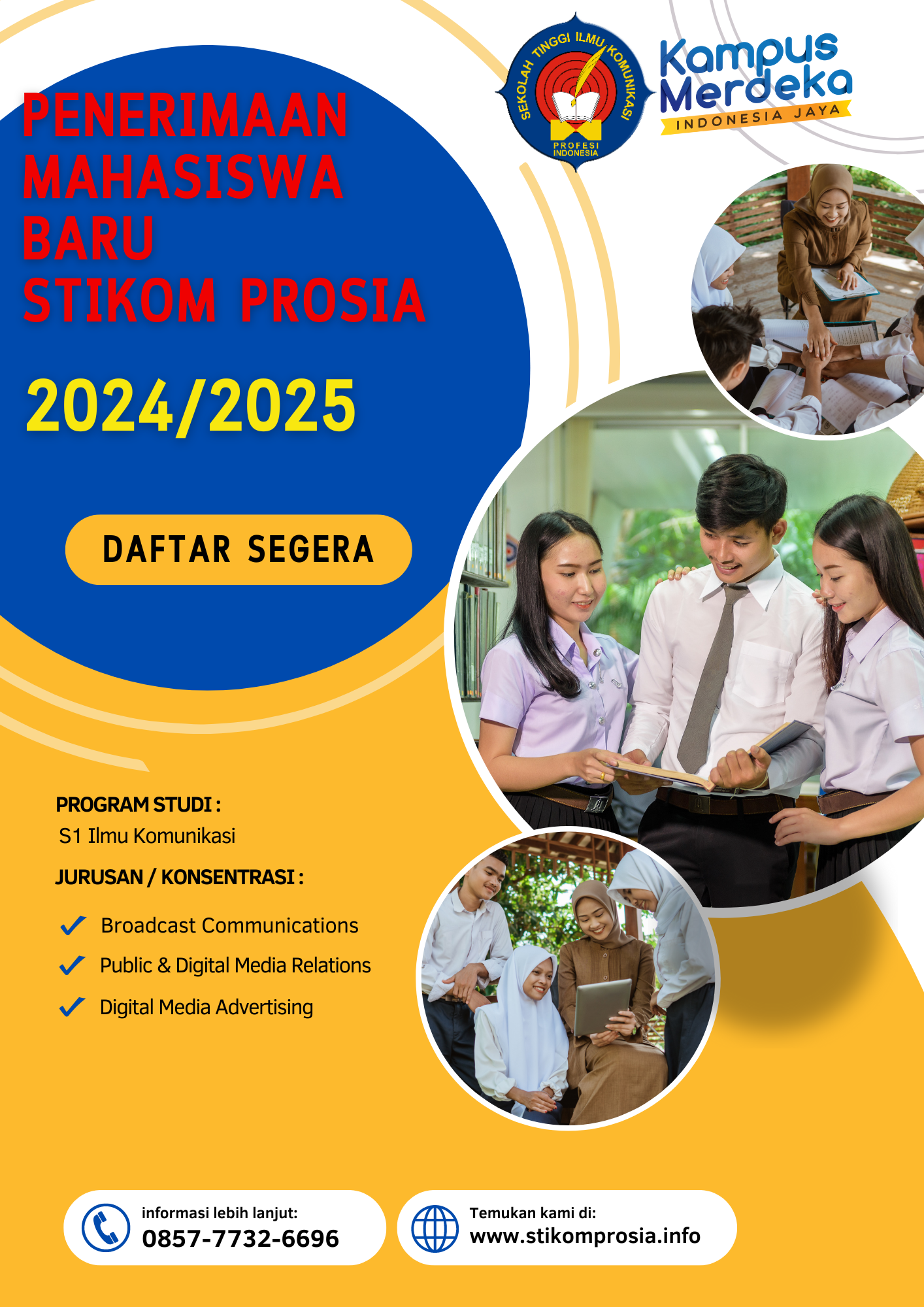 Kelas Karyawan Fleksibel S1 Ilmu Komunikasi STIKOM PROSIA :: Kuliah ...