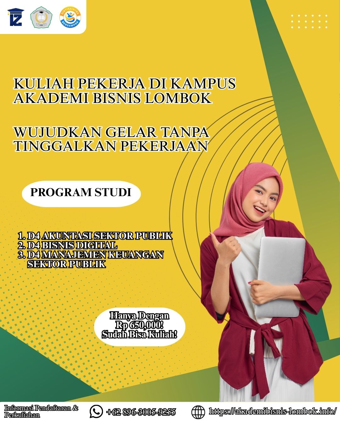 Pendaftaran Kuliah Via Online STIKOM Interstudi Jakarta :: Kuliah Karyawan