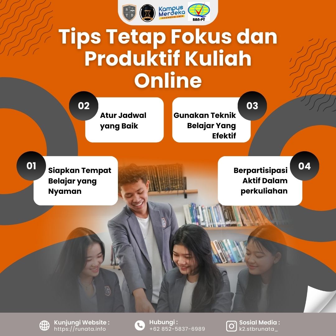 Tips Tetap Fokus dan Produktif Kuliah Online :: Kuliah Karyawan