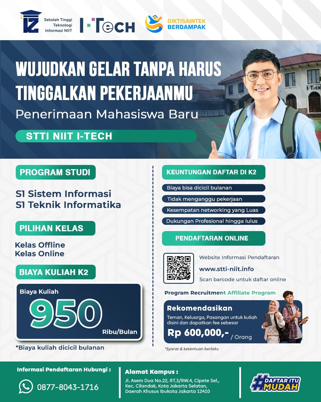 Akreditasi Baik Sekali Jurusan Teknik Informatika Kampus ITECH Cipete ...