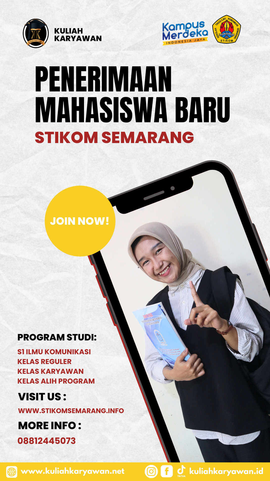 Pendaftaran Online STIKOM SEMARANG :: Kuliah Karyawan