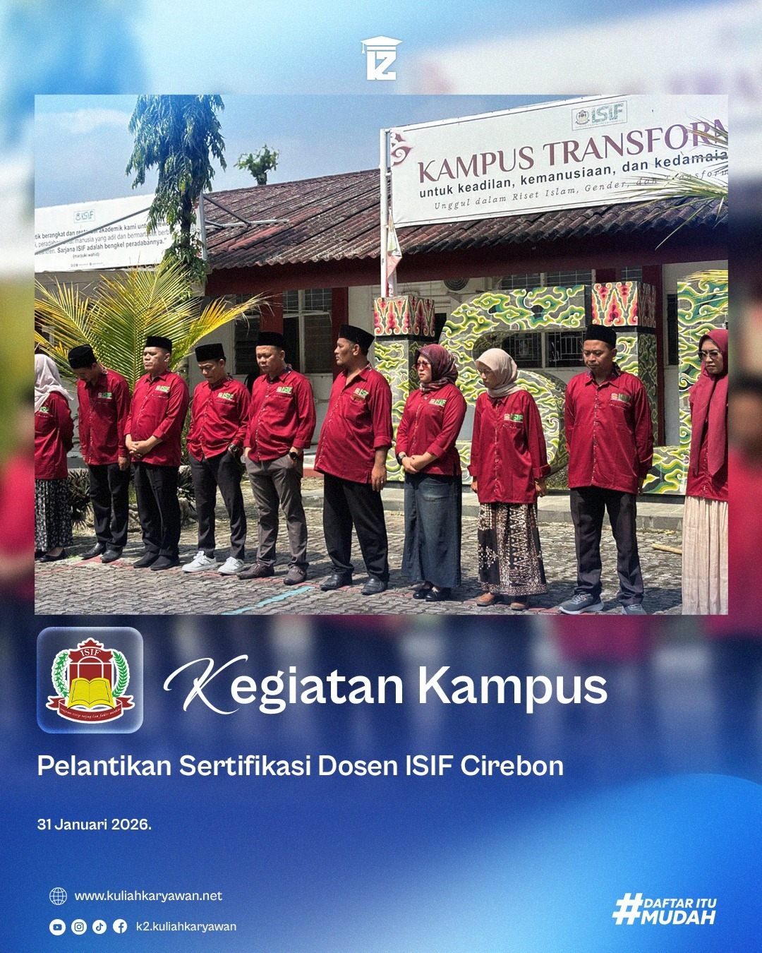Kampus Transformasi dengan Dosen Bersertifikasi :: Kuliah Karyawan